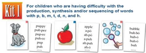 Testy Yet Trying Apraxia Therapy Materials Kaufman Speech Praxis Kit Basic Level