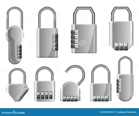 Code Padlocks Locks With Combination Password Code Different Type Of