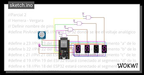 Parcial 2 Caso Inicial Wokwi Esp32 Stm32 Arduino Simulator