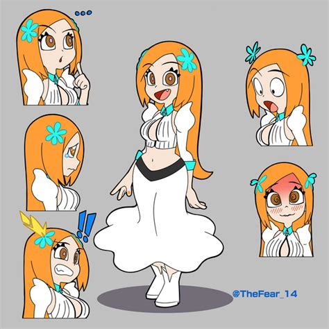 Orihimecartoon Stylefanart Made By Me Rbleach