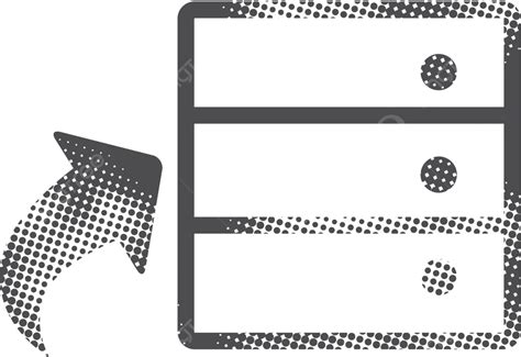 Halftone Icon Database Digital Networking Data Vector Digital Networking Data Png And Vector
