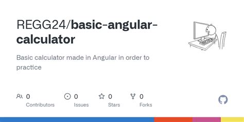 GitHub REGG24 Basic Angular Calculator Basic Calculator Made In