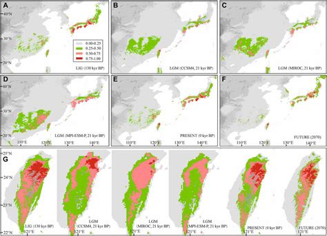 Results Of Species Distribution Modeling Sdm Of Conandron
