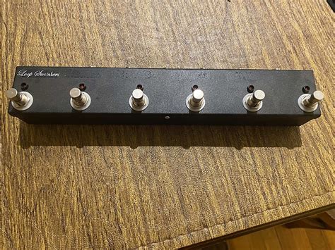 Loop Switchers Button Loop Switcher Pedal Black Reverb