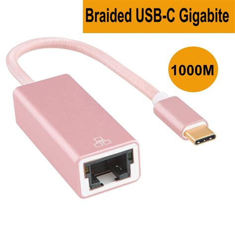 Usb C Ethernet Gigabite Rtl B Usb C To Rj M Lan Adapter For Macbook Pro Type C Network