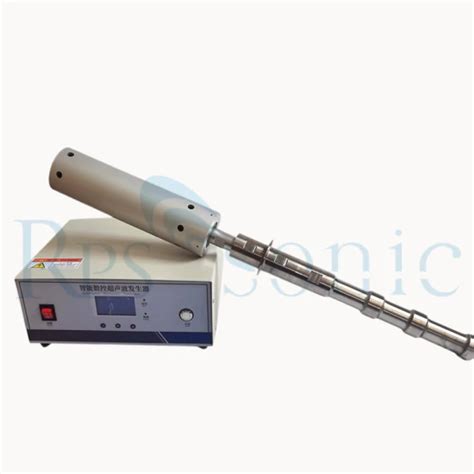 High Power Ultrasonic Homogenizer Ultrasonic Sonotrode 20khz For Oil Extraction Ultrasonic