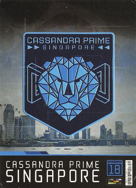 Cassandra Prime Singapore Ingress Biocards