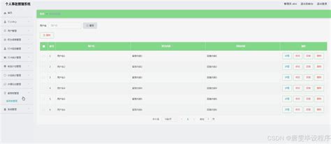 java vue计算机毕设个人事务管理系统源码 程序 论文 开题 CSDN博客
