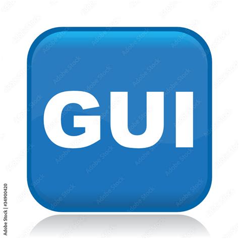 Gui Icon Stock Vektorgrafik Adobe Stock