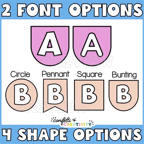 Space Bulletin Board Letters Editable Headers Confetti And Creativity