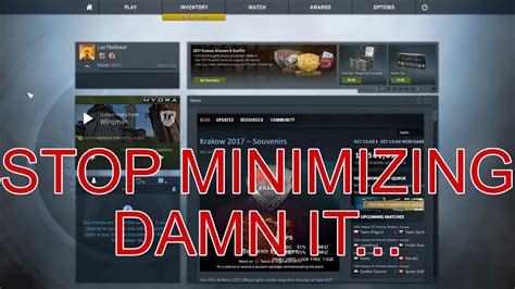 How To Stop CS GO From Minimizing Itself With With Dual Monitors YouTube