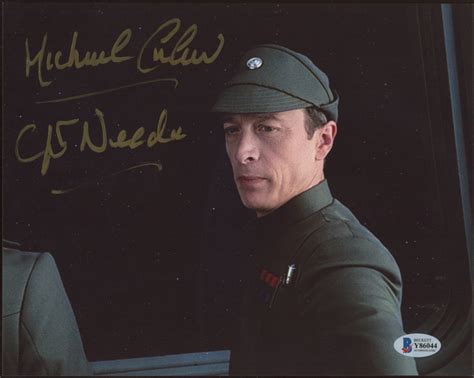 Michael Culver Signed The Empire Strikes Back 8x10 Photo Inscribed Capt Needa Beckett Coa