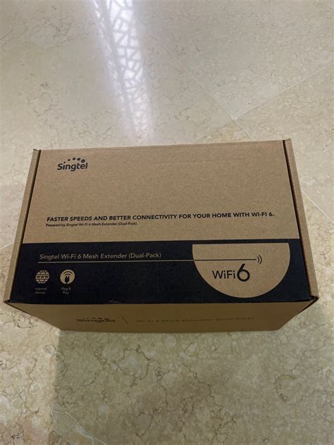 Singtel Wifi Mesh Extender Dual Pack Computers Tech Parts Accessories Networking On