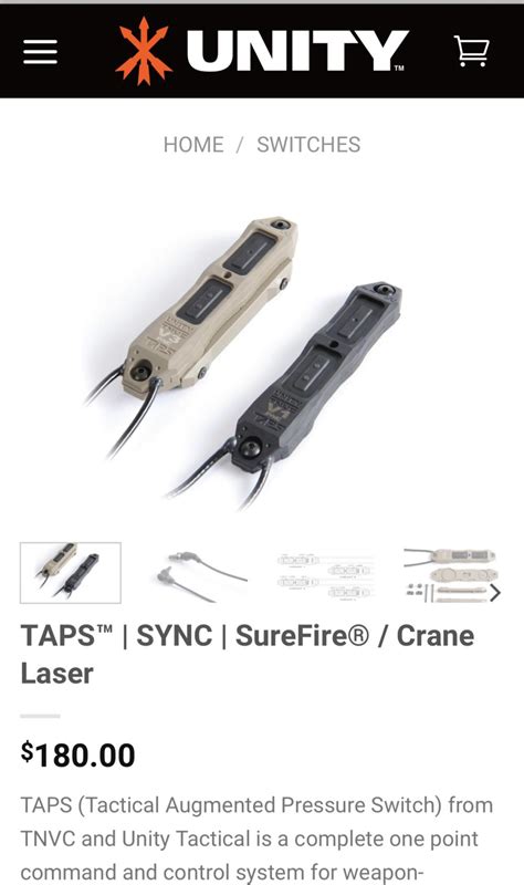Фотографии Unity Tactical Taps Switch Кнопка лазера фонаря АР 15 Ar15 M16 M4