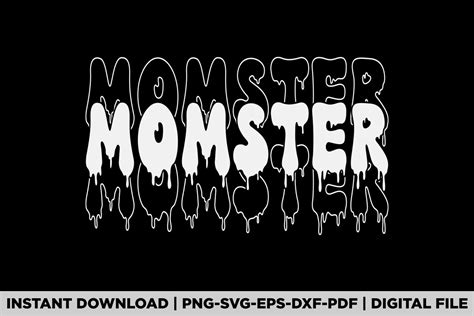 Momster Halloween Mom Graphic By Merch Lover · Creative Fabrica