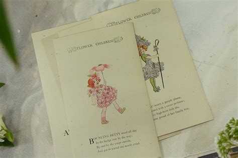 엽서크리스마스 플라워칠드런페어리10 아날로그지