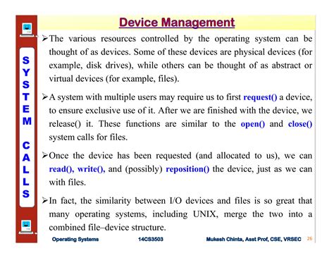 Operating Systems System Structures Pdf