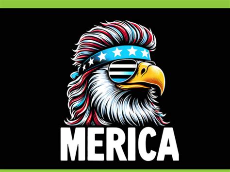Merica Eagle Mullet Sunglasses Png Merica Eagle 4th Of July Png Buytshirtdesigns