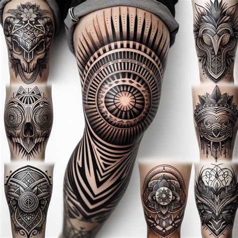 Best Knee Tattoos For Men Bold Designs That Make A Statement