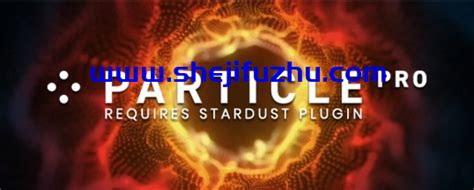 Ae插件 炫酷的魔法粒子破碎消散汇聚特效生成器 Particle Pro V130 设计辅助资源库