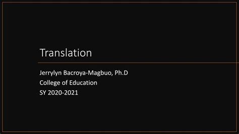 Translation Module 1pdf