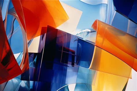 Abstract Synthesis Of Shapes And Colors Illustrating The Mental Synthesis That Occurs Through