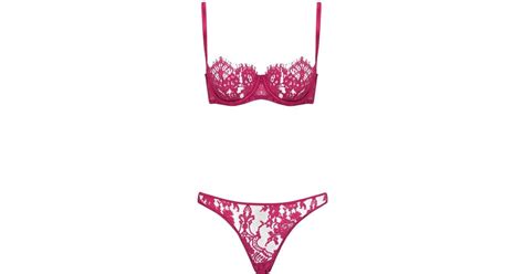 Coco De Mer Zaria Half Cup Bra In Pink Lyst Uk