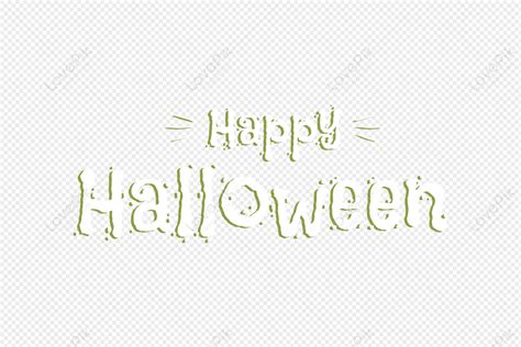 할로윈 글꼴 디자인 Png 일러스트 무료 다운로드 Lovepik