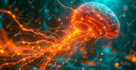 Premium Photo Activity Of Neurons And Synapses Neural Connections In The Brain Axons