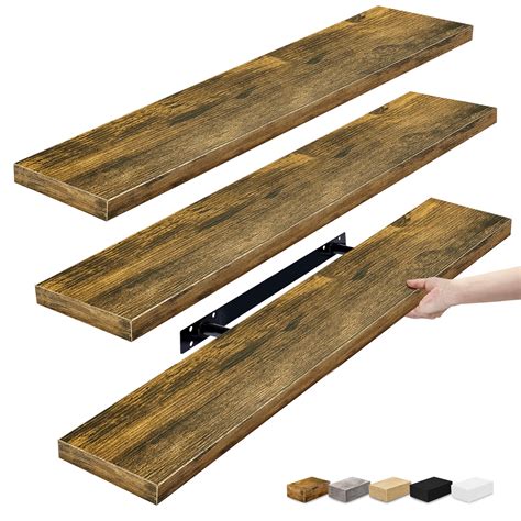 Sorbus Floating Shelves For Wall 3 Long Floating Shelves For Bedroom