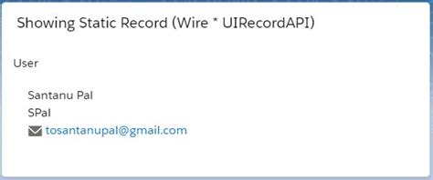 Santanu Pal Salesforce Blog Get Record Details By Ui Api