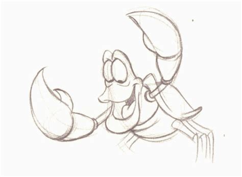 Sebastian The Crab Drawing