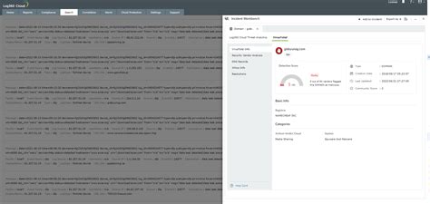 advanced threat analytics in incident workbench in log360 cloud