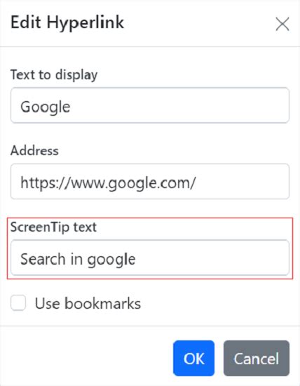 Link In React Document Editor Component Syncfusion
