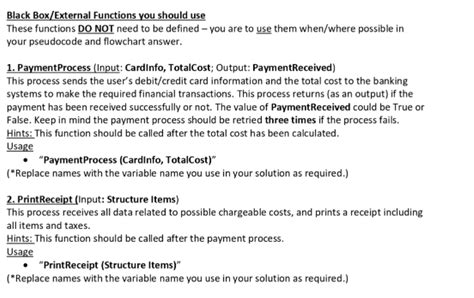 Solved Please Use Both Pseudocode And Flowchart To Provide
