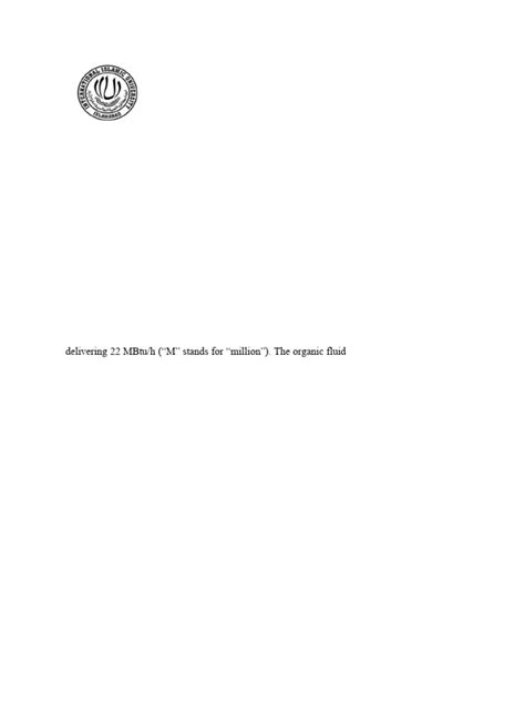 Complex Engineering Problem Assignment No2 C Thermdynamics I Pdf