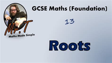Roots Gcse Maths Foundation Youtube
