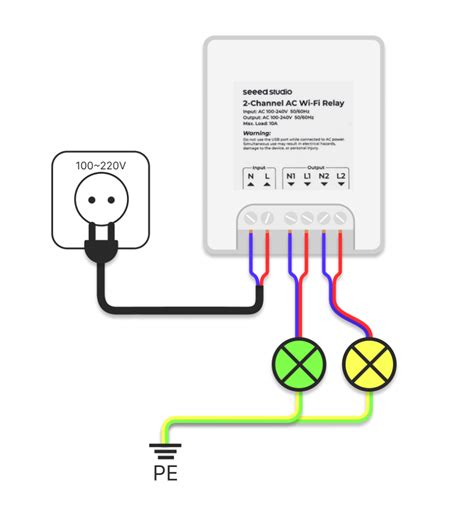 Seeed Studio Channel Wi Fi AC Relay Modul Supports Home Assistant And Adds Energy Tracking To