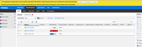 configure dhcp server on the infoblox server