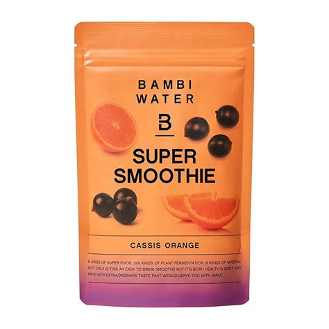 Get Bambi Water Super Smoothie Cassis Orange 200g Delivered Weee