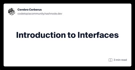 introduction to interfaces codetopia community