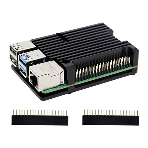 geekworm raspberry pi 4 armor case pi 4 computer model b aluminum