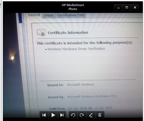 Expired Windows Hardware Driver Verification Certificate Microsoft Qanda