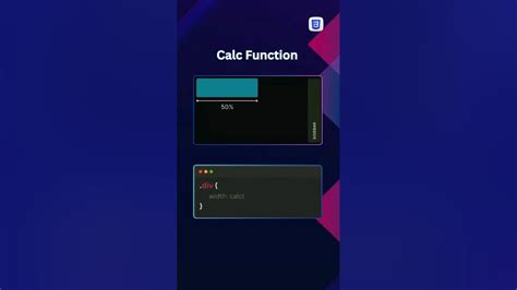 Learn To Use Calc Function In Css ⭐ Coding Html Programming Reels