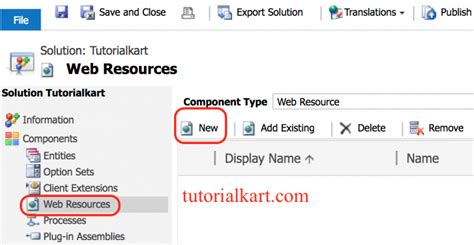 what are web resources in dynamics 365 create and edit