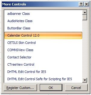Web Blog Tutorial Insert A Drop Down Calendar Menu In Excel Choose A Date