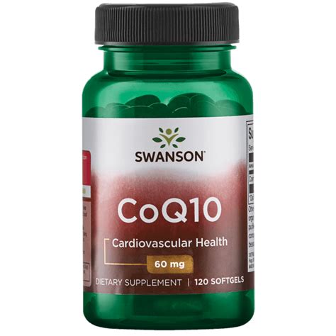Swanson Coq10 60 Mg 120 Softgels