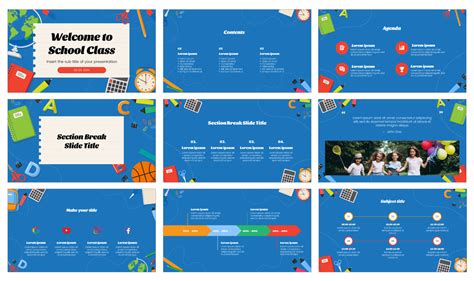 Powerpoint Templates School Theme