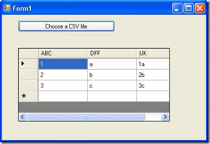 Read CSV File With C ASP DOT NET And SQL SERVER