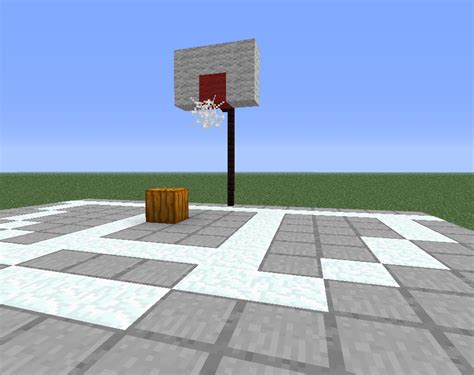 Minecraft Basketball Court